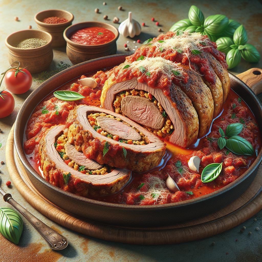 Stuffed veal pocket - Home