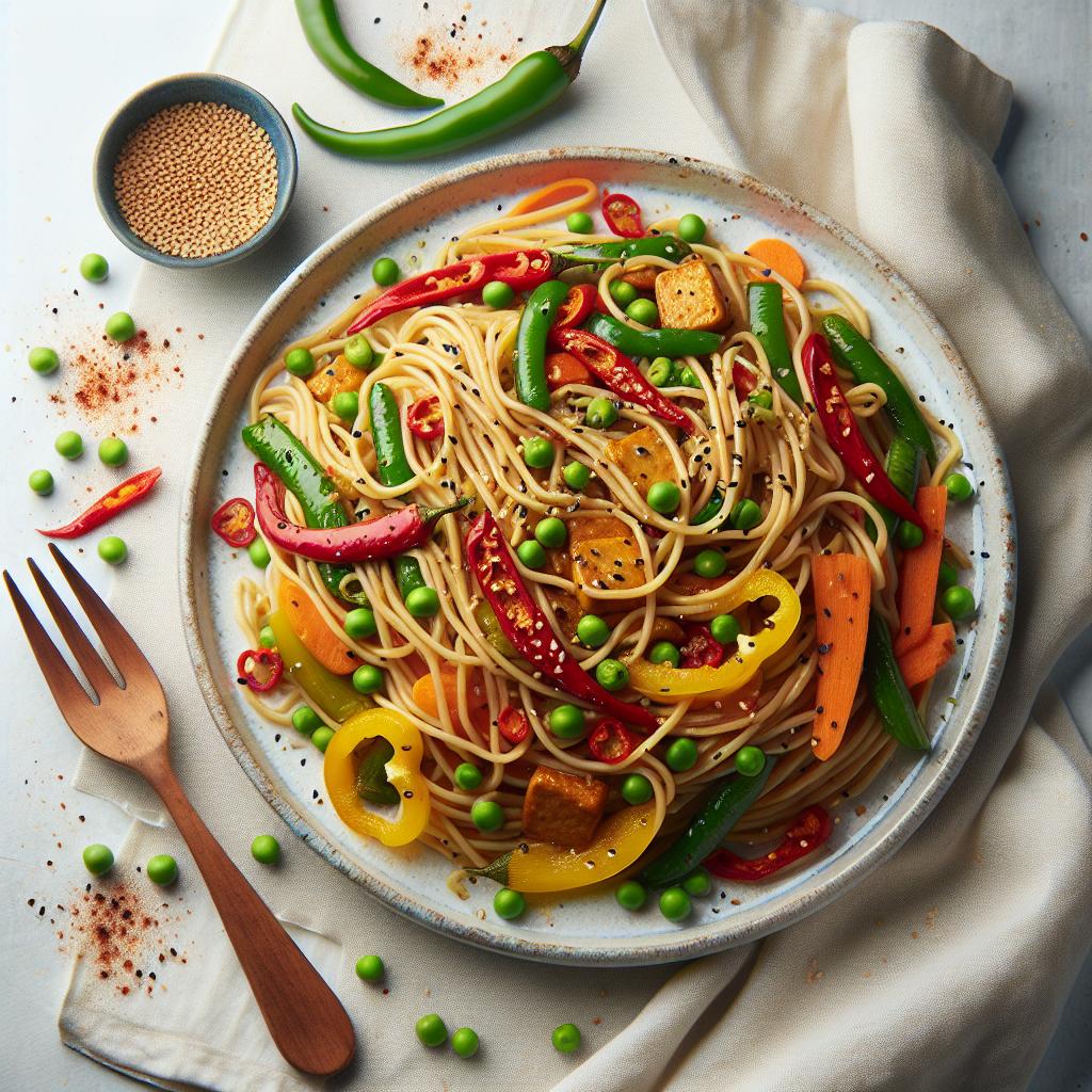 Stir-fried Soy Spaghetti - Home