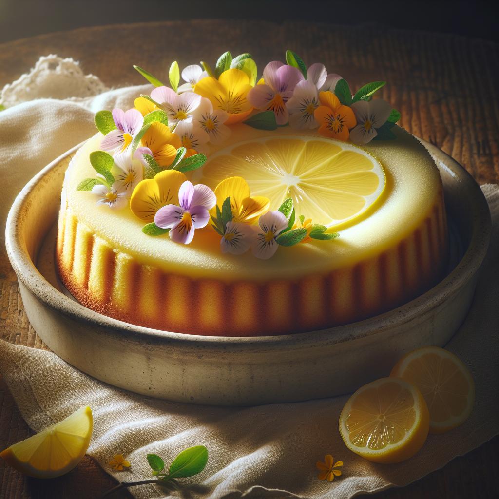 Lemon Spring Cake - Home