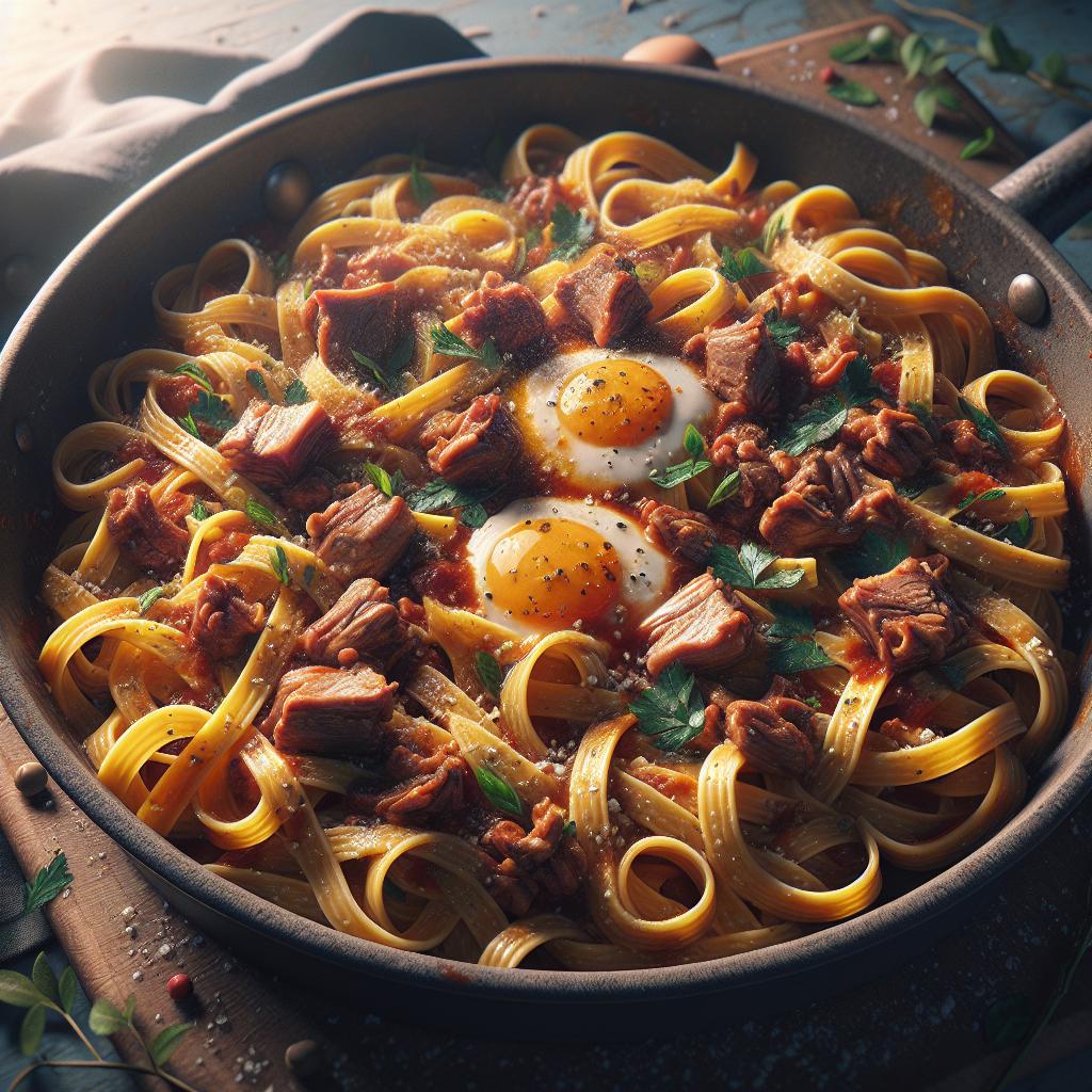 Fresh Egg Pasta with Wild Boar Ragù - Home