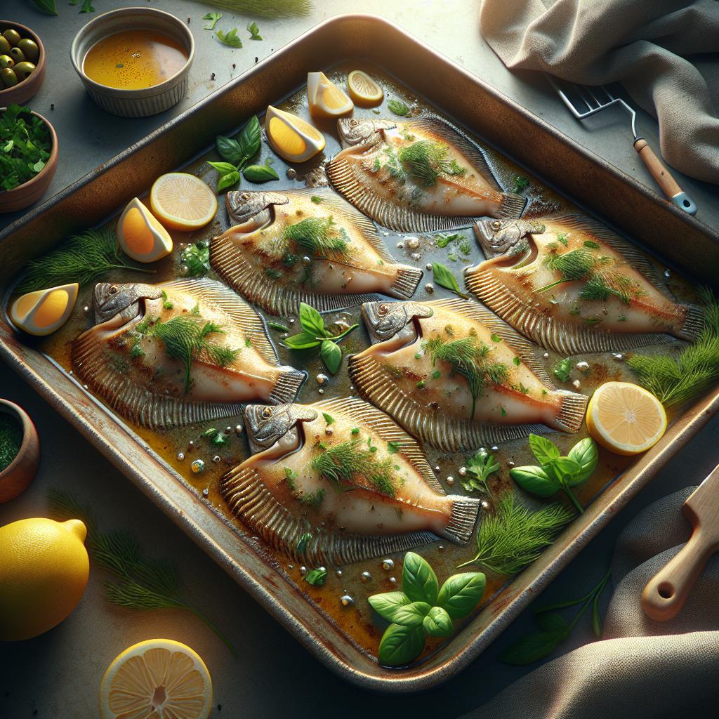 Baked Plaice Filets - Home