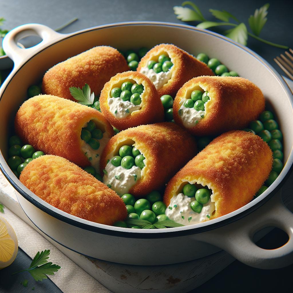 Pea and Ricotta Croquettes - Home
