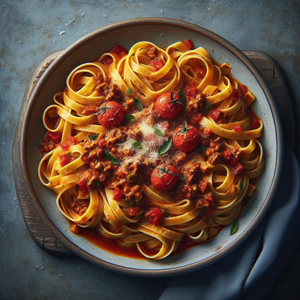 Tagliatelle al ragù - Home