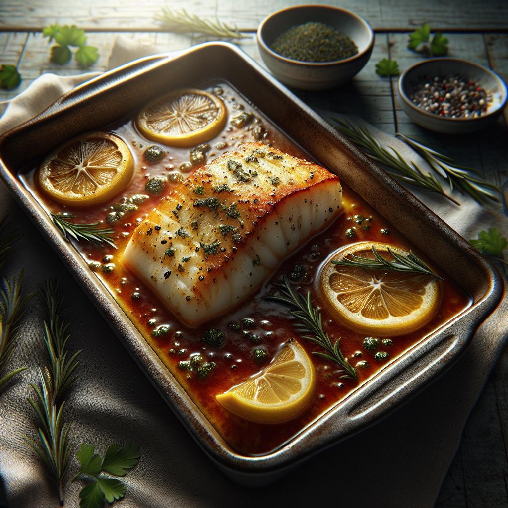 Baked Cod Fillets - Home