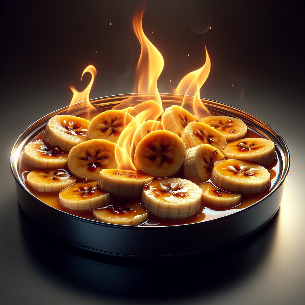 Bananas flambé - Home