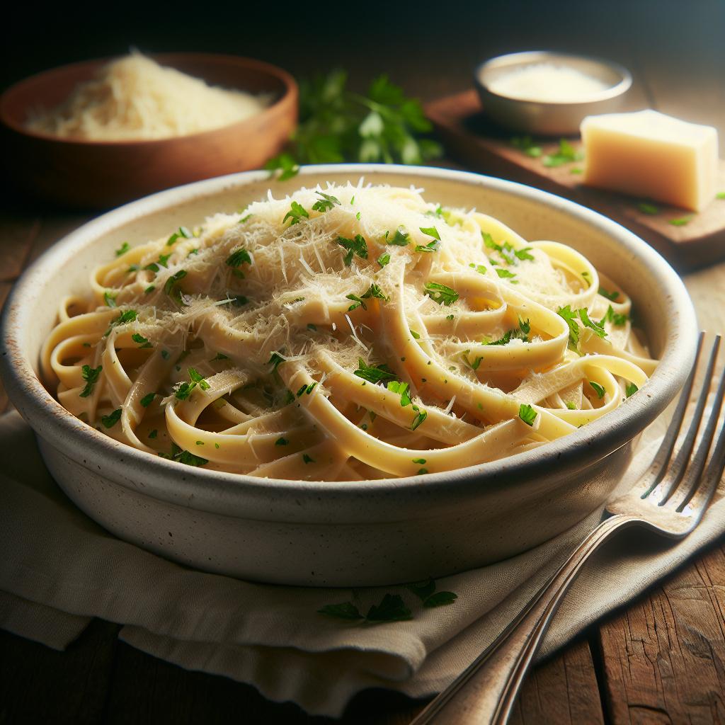 Fettuccine Alfredo - Home