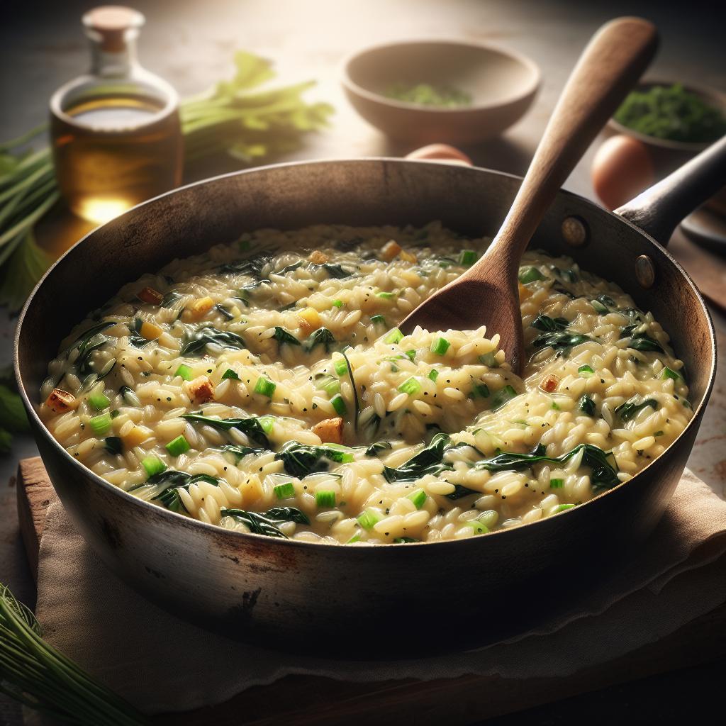 Nettle Risotto - Home