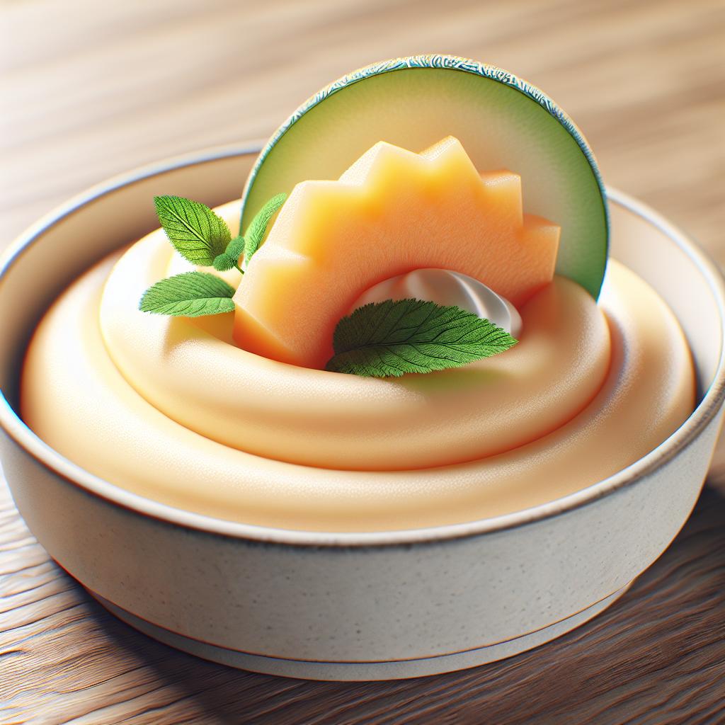 Cantaloupe Mousse - Home