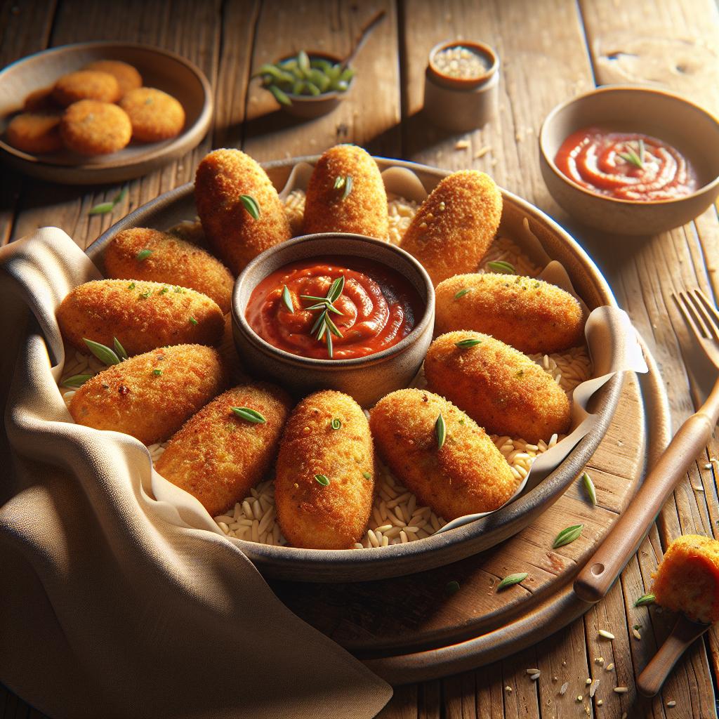 Baked Rice Croquettes - Home