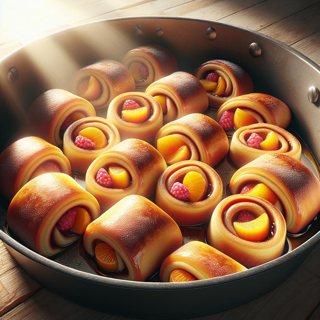 Sweet Fruit-Filled Rolls - Home