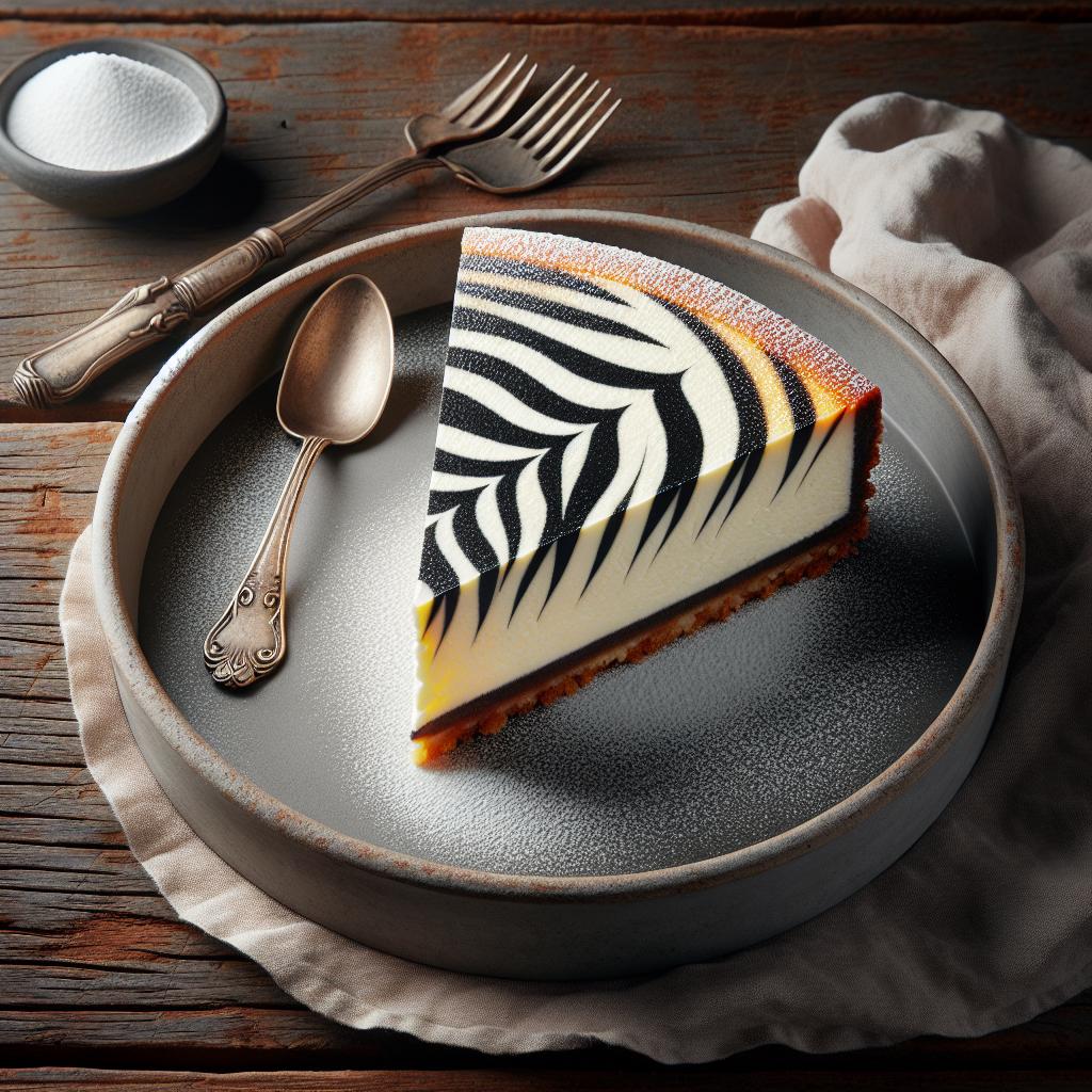Zebra-striped Cheesecake - Home