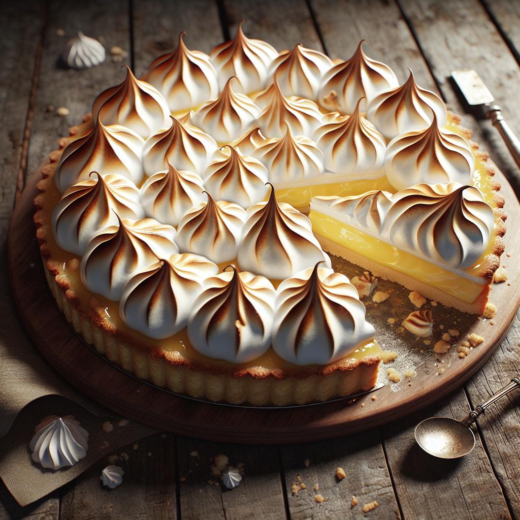 Meringue Cake - Home